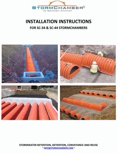 Storm Chambers Installation Brochure Guide